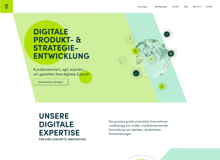 growtoo gmbh - entwickelt digitale Produkte & Geschäftsmodelle